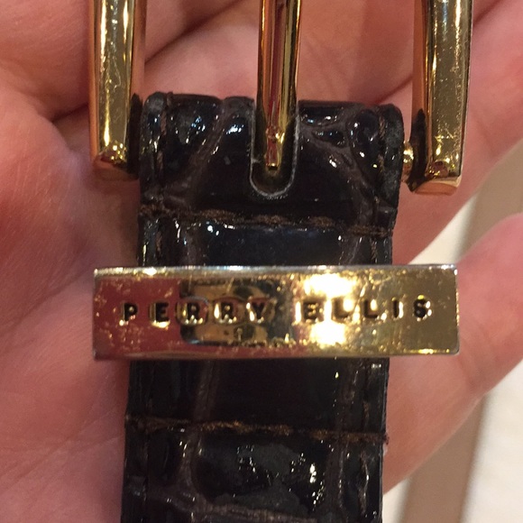 Perry Ellis | Accessories | Perry Ellies Leather Belt | Poshmark